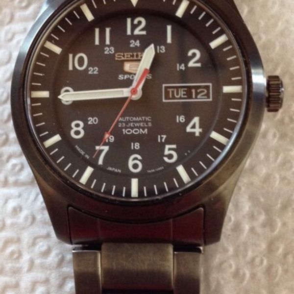 SOLD Seiko SNZG17J1 JDM Model Automatic Military/Field Watch Asking $80 ...