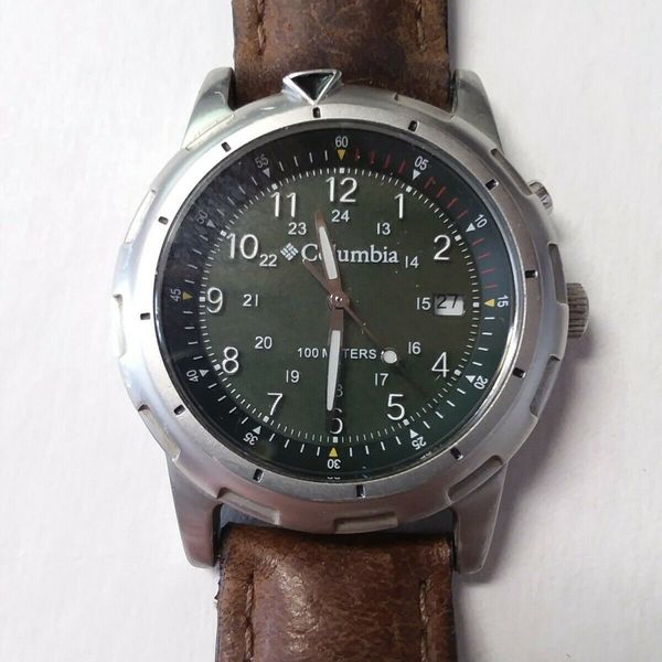 Columbia Sportswear Watch CL7269 100 Meter Date Runs New Battery ...
