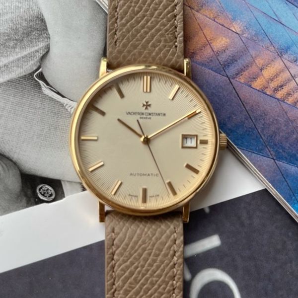FS:Vacheron Constantin Patrimony Date Automatic Ivory Dial 18K Yellow ...