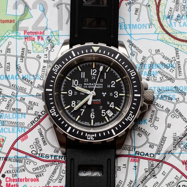 Marathon GSAR (U.S. Gov. marked) with genuine Isofrane strap w/ box ...