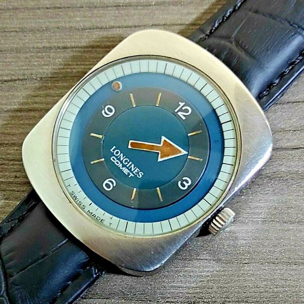 1960's VINTAGE LONGINES COMET 17J S/S MANUAL-WINDING REF. 8475 CAL.702 ...