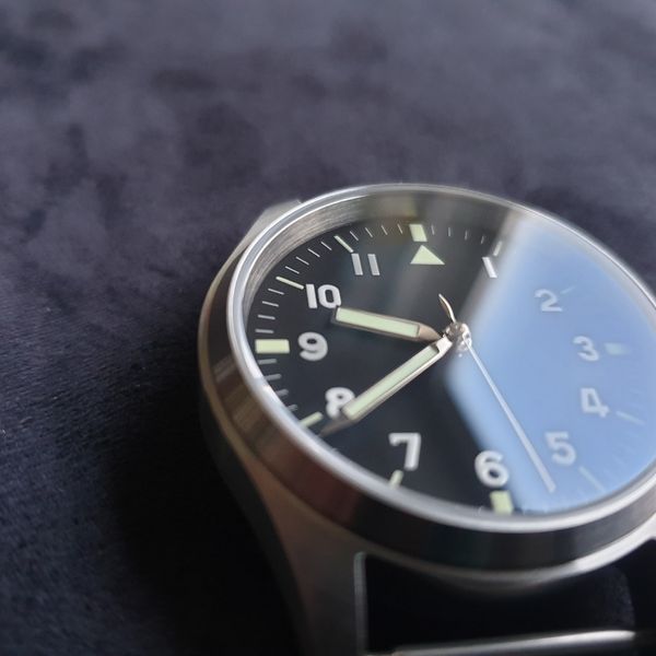 BNIB San Martin Flieger 39mm IWC MK 11 homage | WatchCharts