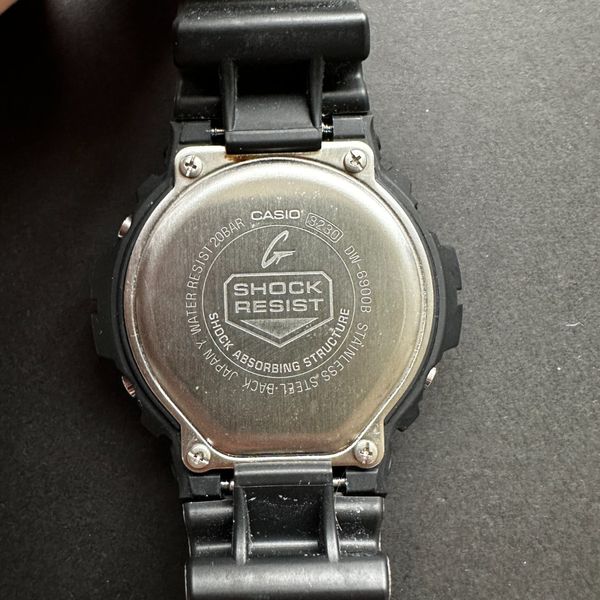 CASIO G-SHOCK DW-6900B-9 STANDARD BASIC FOX FIRE | WatchCharts Marketplace