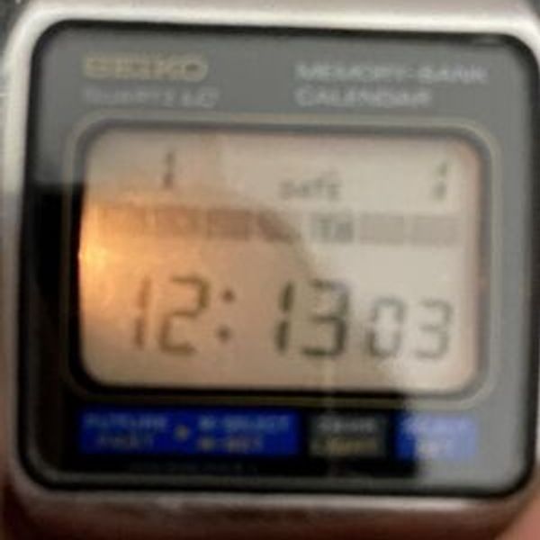 Vintage Seiko M354-5019 James Bond Moonraker Memory Bank Calendar Watch ...