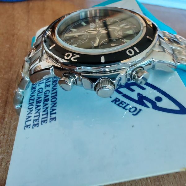 OROLOGIO SQUALE TIGER Cronografo QUARTZ SUB DIVER 200M Vintage ...