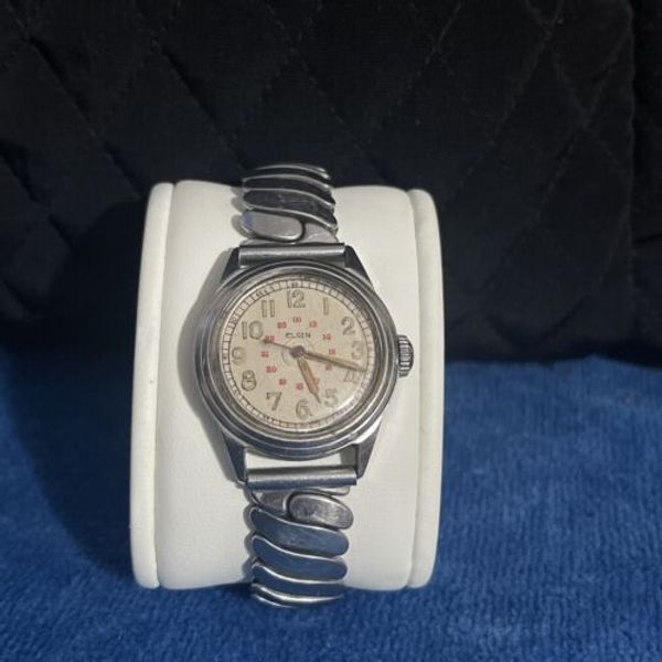 WW2 Era Vintage Elgin 532 Wrist Watch Manual Wind *WORKS* 30 MM ...
