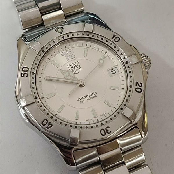 Tag Heuer Automatic Stainless Steel 200m 38mm Watch WK2116-1 TAG200M | WatchCharts Marketplace