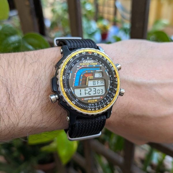 Casio DW403 - Surfing Timer - 1991 - Extremely rare vintage watch ...