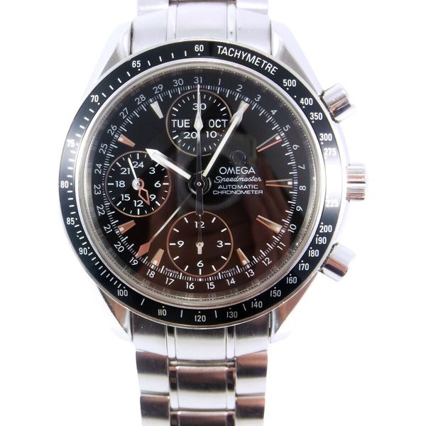 OMEGA Speedmaster Automatic Chronometer Triple Calendar Watch 3220.50 w ...