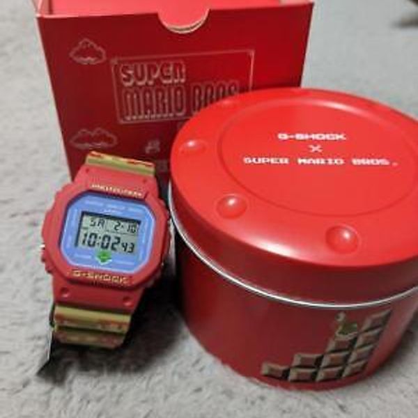 G-Shock Casio Super Mario Bros Watch DW-5600SMB 4JR Limited Edition ...