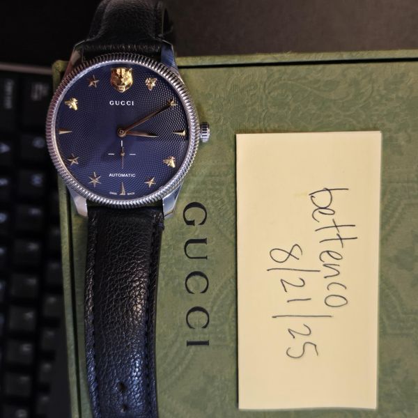[WTS/WTT] Gucci G-Timeless YA126347 40mm Blue Guilloche Dial, Steel ...