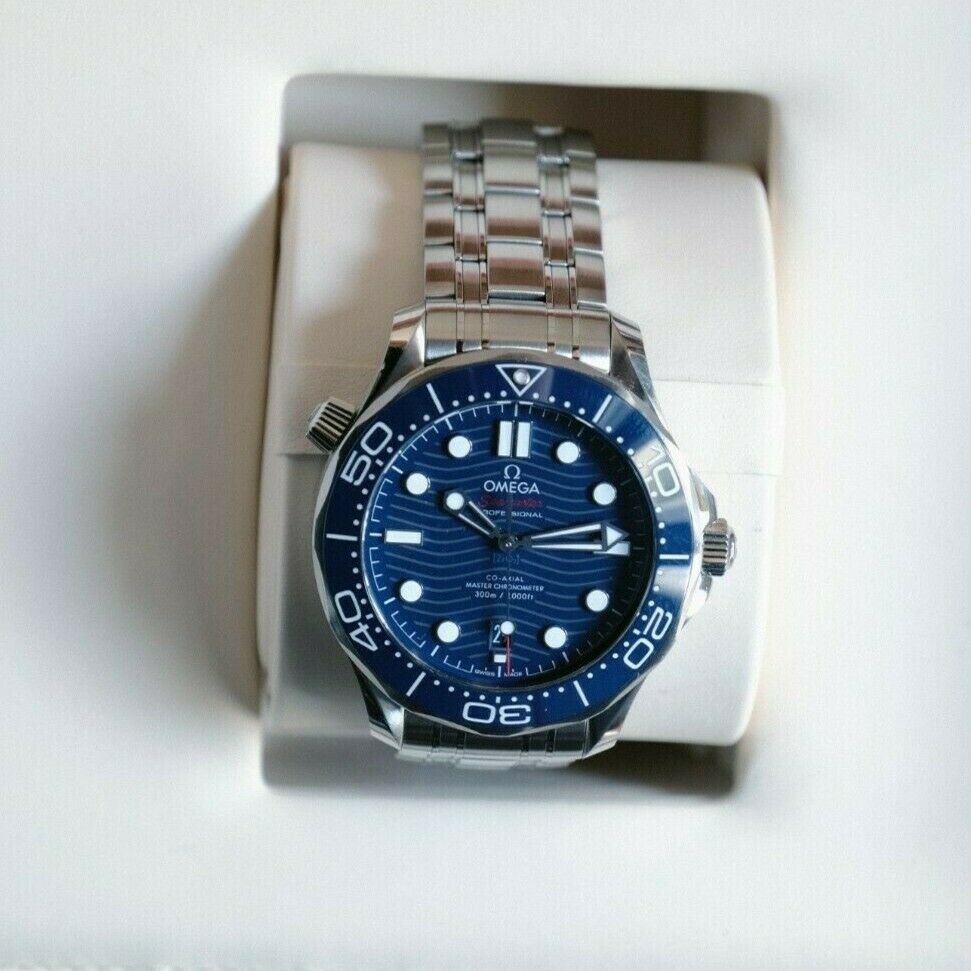 2019 OMEGA Seamaster Diver 300M 42mm blue wave watch 21030422003001 ...