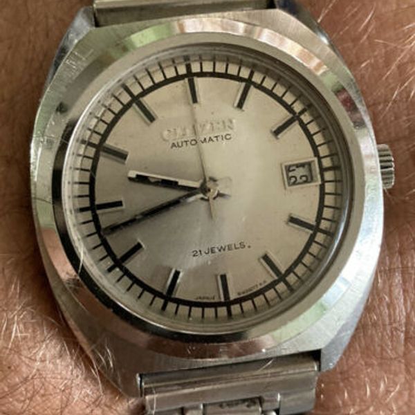 Citizen Automatic 21 Jewels Date Japan Made | WatchCharts Marketplace