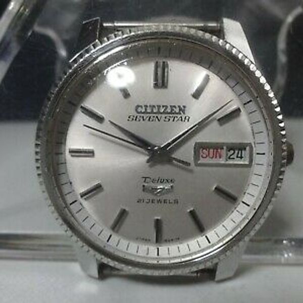 Vintage 1969 CITIZEN Automatic watch [SEVEN STAR Deluxe] 21 jewels | WatchCharts Marketplace