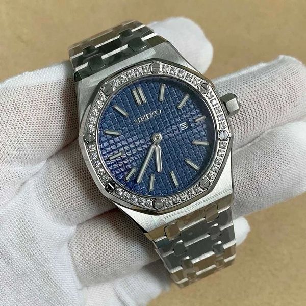 Seiko Mod Custom 31mm Ladies' Watch "Royal Oak Style" | Seiko VJ24 ...