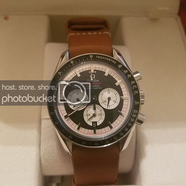 FS: Omega Speedmaster Schumacher Legend Panda Chronograph w/ extra OEM ...