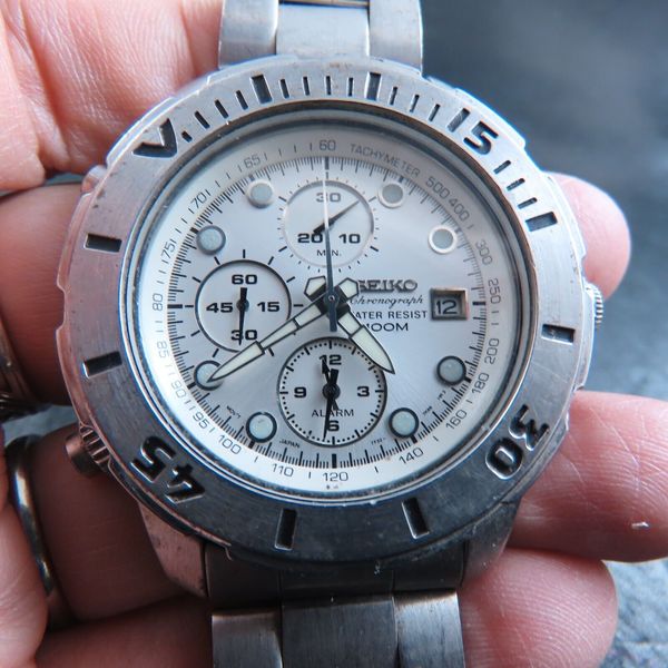 7T32 Japan Seiko Chronograph Quartz Men Watch | WatchCharts Marketplace