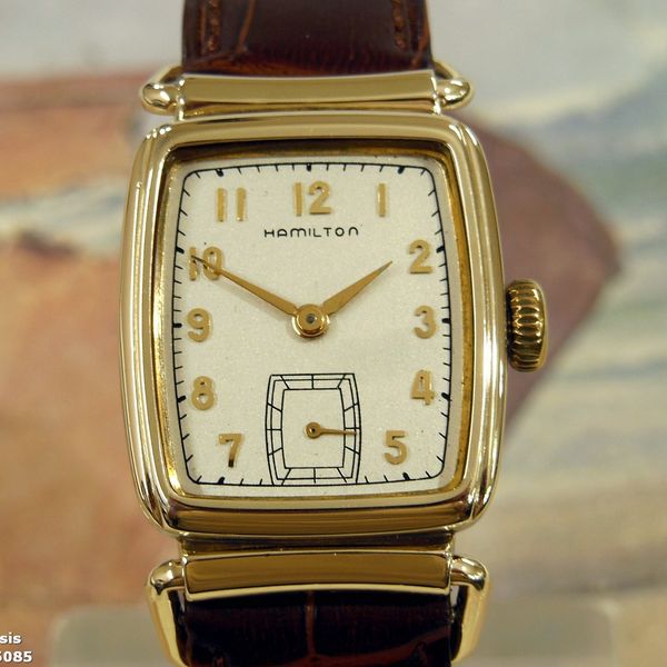 1947 Vintage HAMILTON BRANDON, Stunning SILVER Dial, Serviced, 1 Year ...