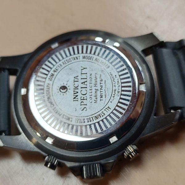 invicta Specialty Chronograph Men's Watch, Never Worn, Swiss Parts, New ...