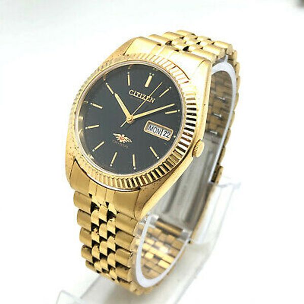 VINTAGE MEN'S CITIZEN 8200 DAY DATE 36MM AUTOMATIC 21-JEWELS WRIST WATCH A9879 | WatchCharts ...
