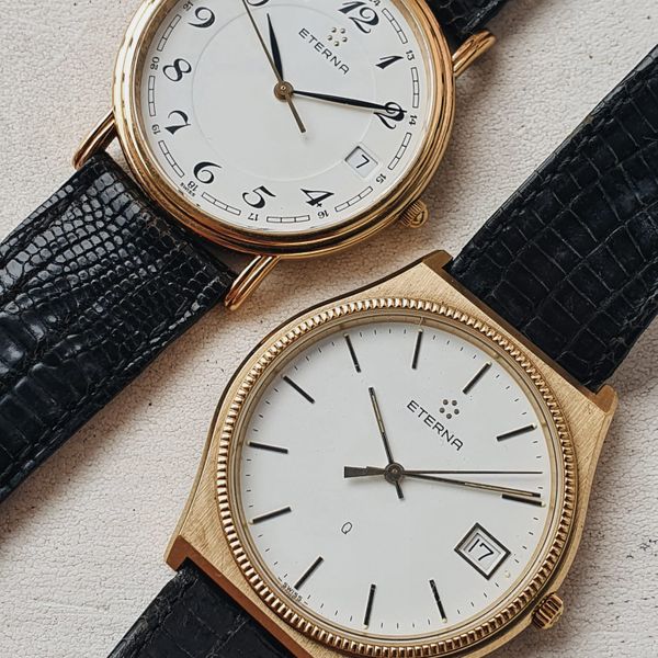 [WTS] Lot of 2 Eterna Quartz watches (90s and 00s) | 250$ | WatchCharts