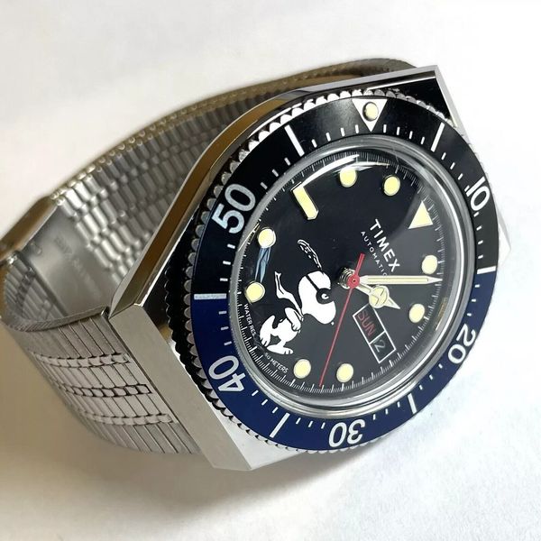 Timex M79 Automatic Peanuts Snoopy Masked Marvel ( Rare ) Boxed Batman ...