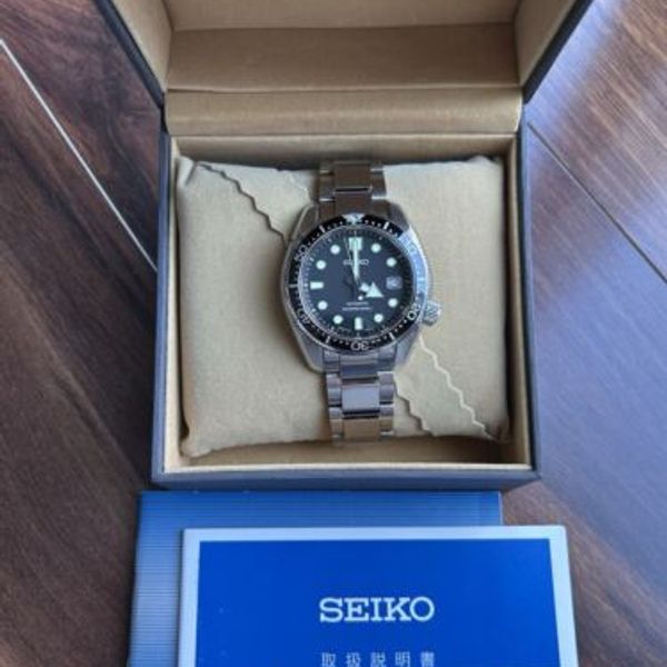 Seiko SBDC061 Prospex Baby Marinemaster 200 MM200 1968 Men's Black Diver Watch | WatchCharts ...