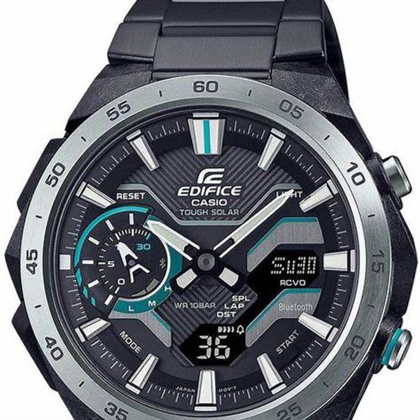 Casio Edifice ECB-2200DD-1AEF Men's Solar-Powered Bluetooth Chronograph ...