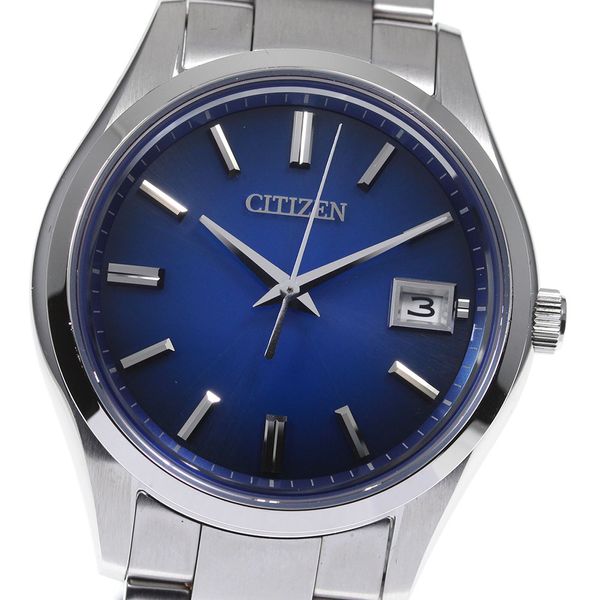 With box [CITIZEN] Citizen The Citizen Eco-Drive AQ4000-51L Solar Men ...