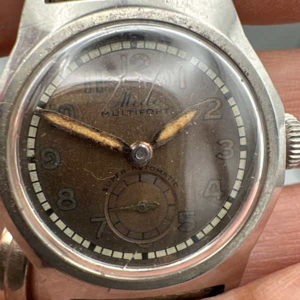 Mido Multifort Super Automatic Wristwatch For Repair Military 1940â s ...