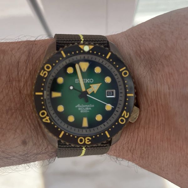 seiko mod bronze watch mens | WatchCharts Marketplace