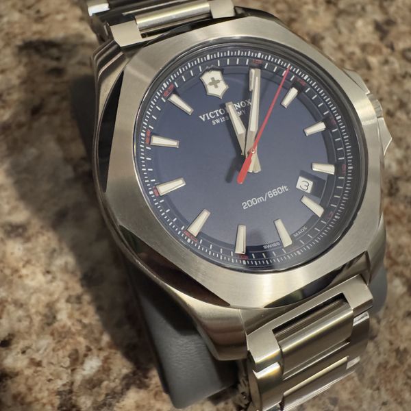 Victorinox INOX Blue on Bracelet Quartz | WatchCharts Marketplace