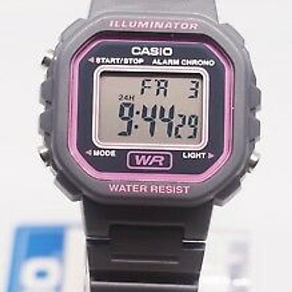 LA-20WH-8A Casio Kids Classic Digital Quartz Grey Resin Watch 100% ...