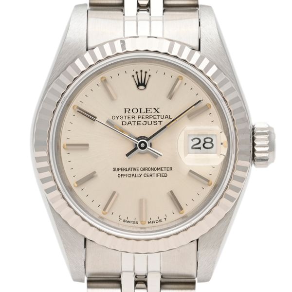 [Wrapping target] Rolex ROLEX Datejust chronometer 16220 wristwatch SS ...