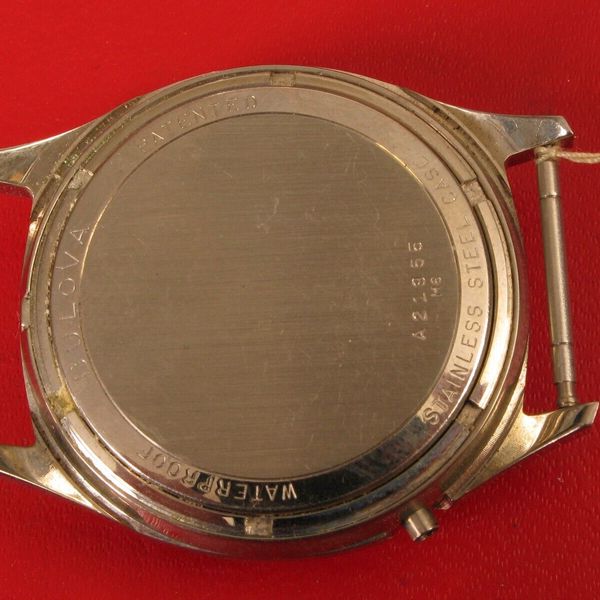 VINTAGE BULOVA ACCUTRON M6 SILVER TONE CASE AND CRYSTAL NOS RARE ...