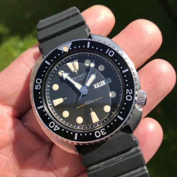 Stunning original vintage 1984 Seiko 6309-7049 150m turtle divers watch | WatchCharts Marketplace