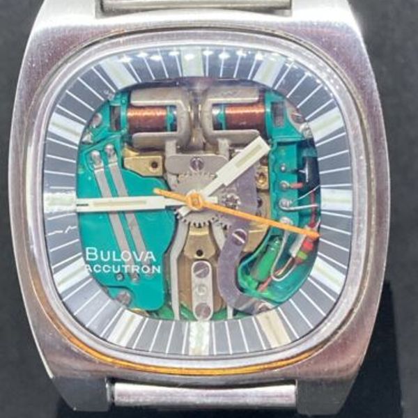 Vintage Bulova Accutron Spaceview N3 1974 circa ref. 7323 cal. 214 ...