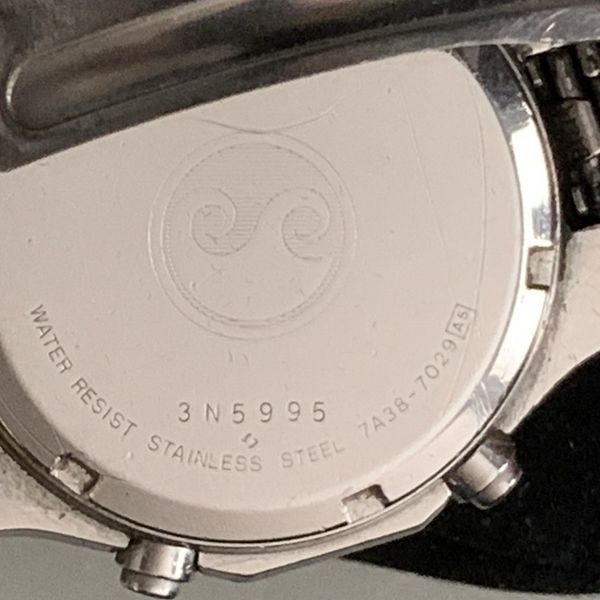 Vintage SEIKO Quartz Chronograph Sports 100 Stainless Watch 7A38-7029 A5 Running | WatchCharts ...