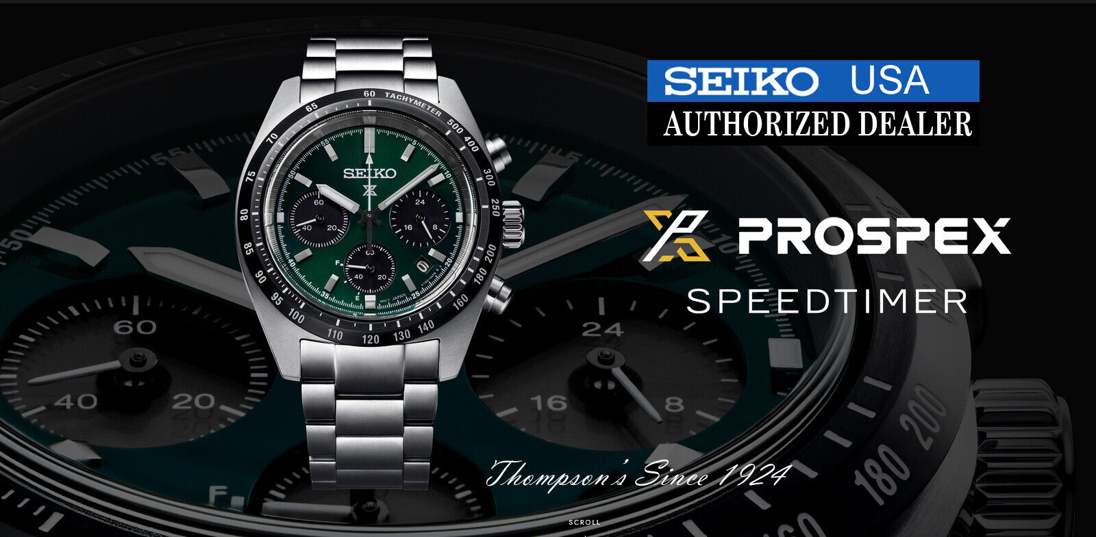 Seiko SSC933 PROSPEX SPEEDTIMER New IN Stock Green Dial NIB US AD for ...