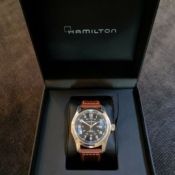 Hamilton H70555533 Khaki Field Auto 42mm Wristwatch - New | WatchCharts