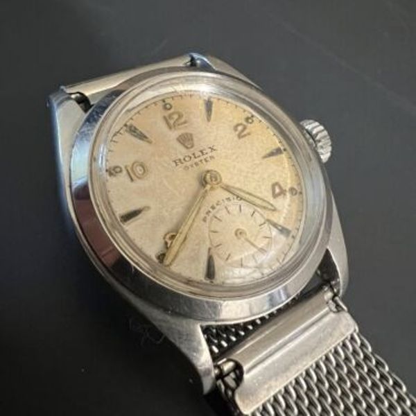 1953 Rolex Oyster Precision With Extra Prima 15 Rubies Manual Movement ...