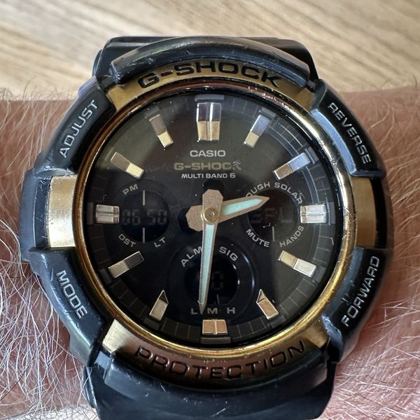 Casio G-Shock Waveceptor Alarm Chronograph Radio Controlled Solar Watch ...