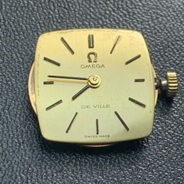 Omega Deville Swiss Mechanical Square VGC Watch Works 621 movement ...