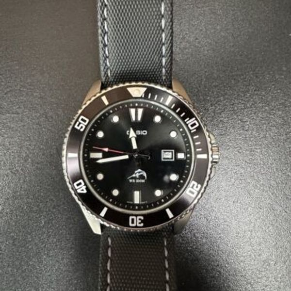 CASIO 'Marlin' Quartz Divers Watch MDV-106, + 200m WR +All ST/ Steel ...