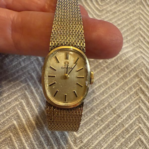 Vintage Ladies OMEGA 10K Gold Filled Winding Watch UNTESTED ...