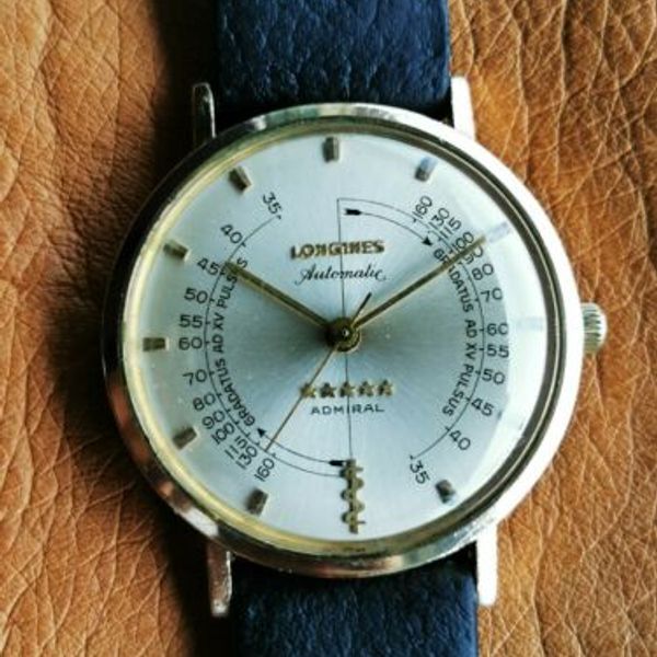Longines Admiral Doctors Pulsations Vintage Wristwatch Swiss ...