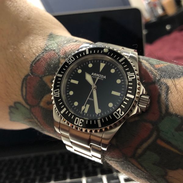 Armida A9 New model ETA 2824-2 no date | WatchCharts Marketplace