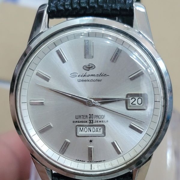 VINTAGE SEIKO SEIKOMATIC WEEKDATER 33J AUTOMATIC MENS WATCH ...
