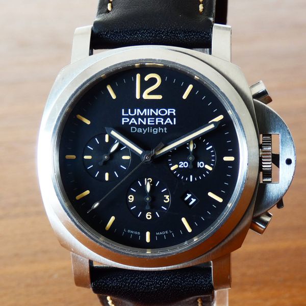 FS: Panerai Luminor Chrono Daylight US Euro Ship Stallone Chronograph ...