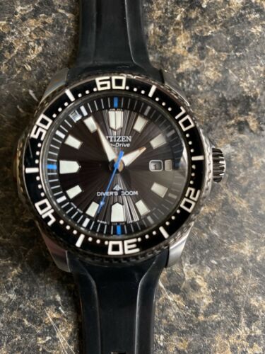 Citizen Promaster Eco-Drive Diver's 300m - SOLAR - SUNBURST GUILLOCHE ...